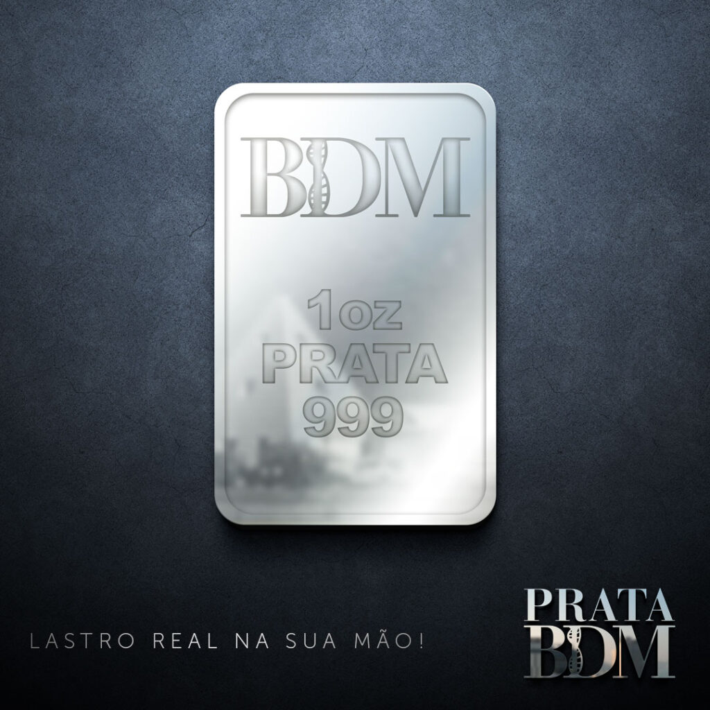 BDM – Lâmina de 1g de Prata 99,9% [R$11,27 o grama à vista] - Prata BDM